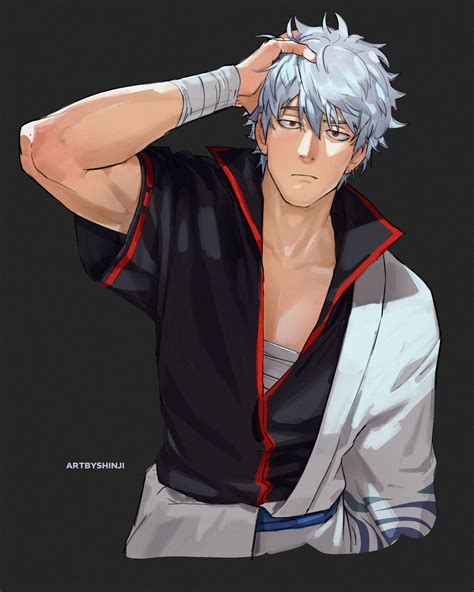 Sakata Gintoki Gintama Drawn By Artbyshinji Danbooru