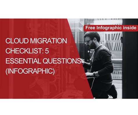Cloud Migration Checklist 5 Essential Questions Infographic