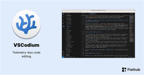 Install VSCodium On Linux Flathub