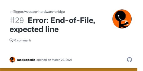 error end of file expected line · issue 29 · imtigger webapp