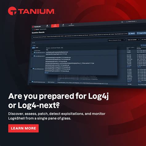 Tanium On Linkedin Log4j Vulnerability Tanium