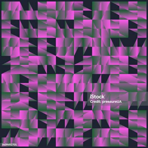 추상적 인 기하학적 모양과 기하학 양식을 가진 기괴한 그라디언트 벡터 원활한 패턴 그래픽 강렬하고 밝은 색상에 대한 스톡 벡터 아트 및 기타 이미지 강렬하고 밝은 색상