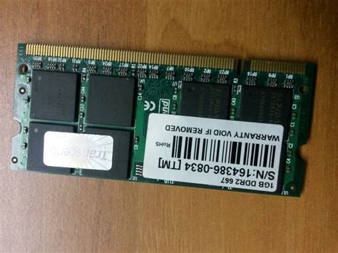 Ddr2 So Dimm 256mb 512mb 1gb 2gb 3gb 4gb