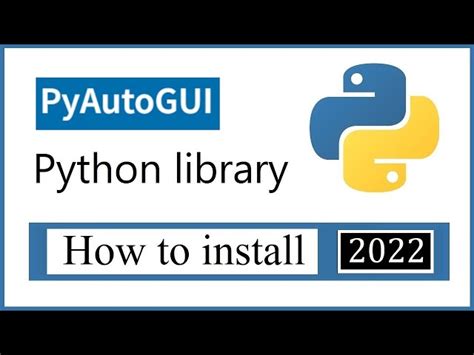 فیلم آموزشی نحوه نصب کتابخانه Pyautogui در پایتون ویندوز 10 تعاملات ماوس و صفحه کلید 2022