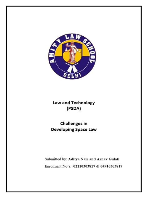Space Law Pdf
