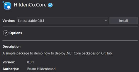 Hosting NuGet Packages On GitHub HildenCo Solutions