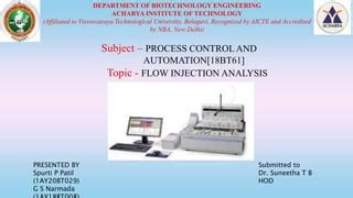 Flow Injection Analysis Final Pptx