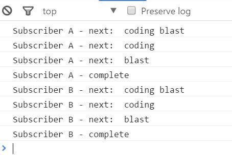 Observable RxJS Coding Blast