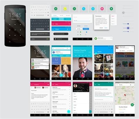 22 Creative Free Android UI Kits ThemeCot