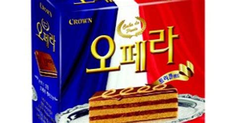 크라운제과 프랑스풍 디저트 케이크 오페라 출시