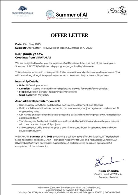 Summerofai Viswamai Aiinternship Llm Opensource Ai Devops