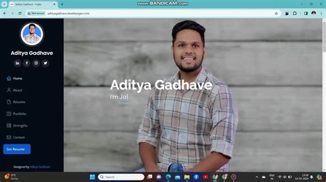 Revamped My Portfolio With Tech Update Aditya Gadhave Posted On The Topic Linkedin