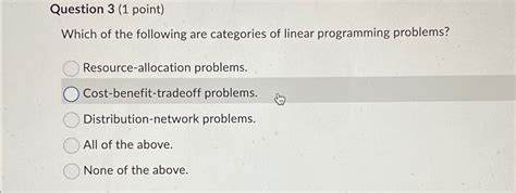 Solved Question 3 1 ﻿pointwhich Of The Following Are
