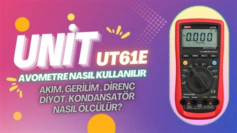 unit Ut61E nasıl kullanılır - YouTube