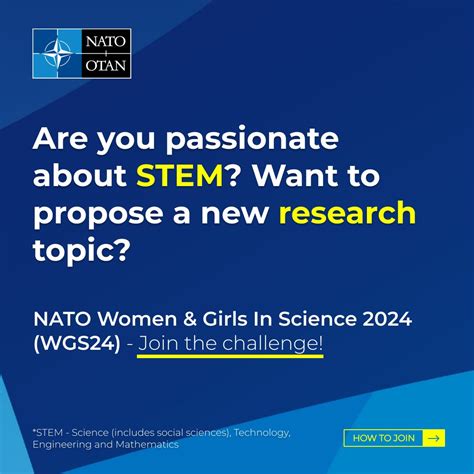 Womeninscience Stem Nato Wgs24 Nato Science And Technology Organization Sto