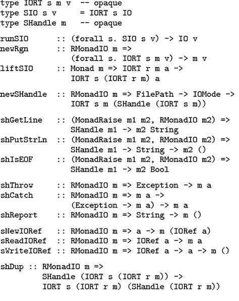 Figure 1 From Lightweight Monadic Regions Semantic Scholar