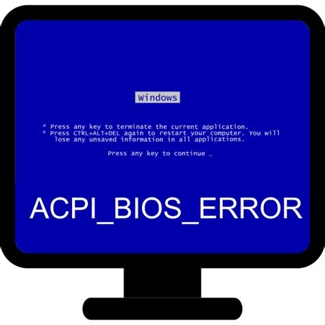 Как исправить Acpi Bios Error