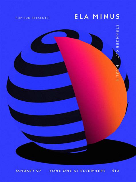 海报设计丨一组视觉感极强的海报作品，创作手法很多样