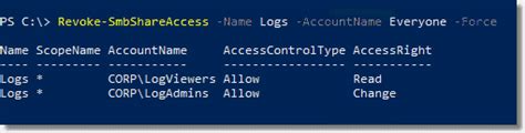 Managing Windows File Shares With Powershell 4sysops