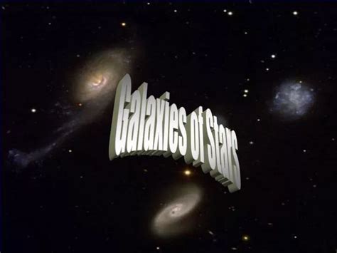 PPT Galaxies Of Stars PowerPoint Presentation Free Download ID