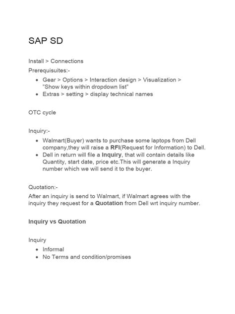 Sap Functional Sd Pdf Invoice Business