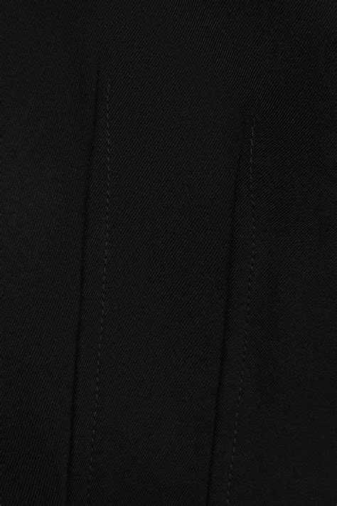 Vianne Vest Cropped Top In Classic Black Chello