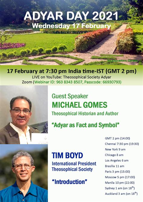 Adyar As Fact And Symbol Ts Adyar