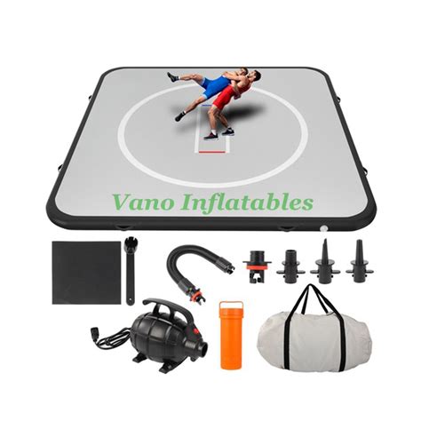 Inflatable Bjj Mats Gym Jiu Jitsu Grappling Mat 10ft X 10ft X 4in