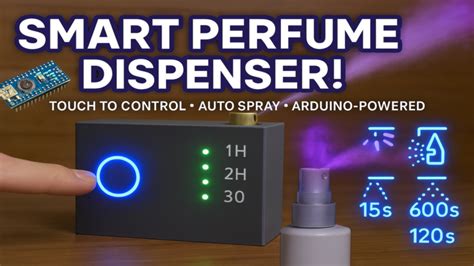 Smart And Automatic Perfume Atomizerdispenser With Arduino Arduino