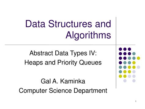 Ppt Data Structures And Algorithms Powerpoint Presentation Free