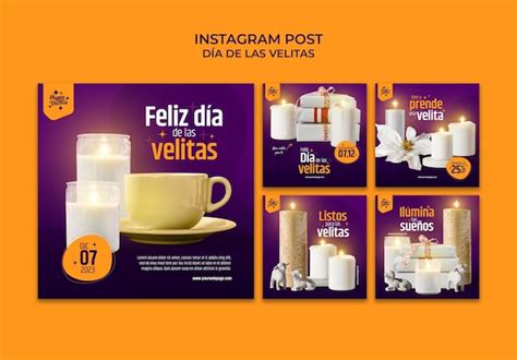 Conception De Modèle Dia De Las Velitas Psd Gratuite