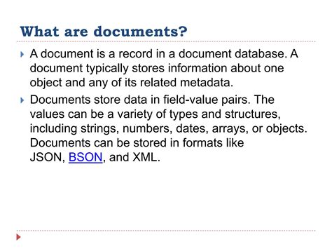3implementation With Nosql Databases Document Databases Mongodbpptx
