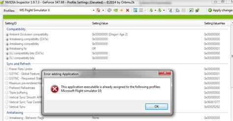 Fsx Se Nvidia Inspector Doesnt Override Aa Ms Fsx Fsx Se Forum The Avsim Community