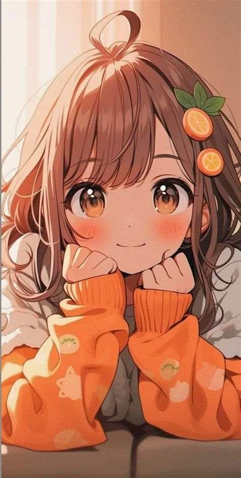 اجمل صور انمي صور بنات باللون البرتقالي حسب طلبكم 🧡🧡