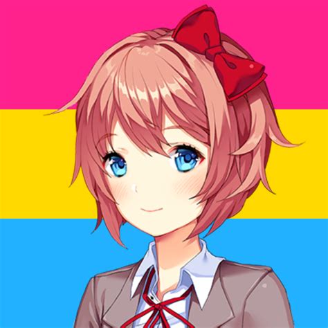 Sayori Pansexual Pfp Pansexual Pride Pansexual Lgbt Flag
