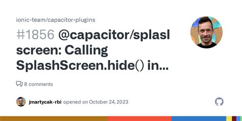 Capacitor Splash Screen Calling SplashScreen Hide In Background On Android Causes Crash