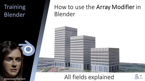 How To Use The Array Modifier In Blender YouTube