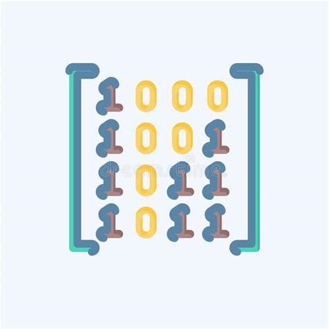 Icon Data Patterns Related To Machine Learning Symbol Doodle Style Simple Design Editable