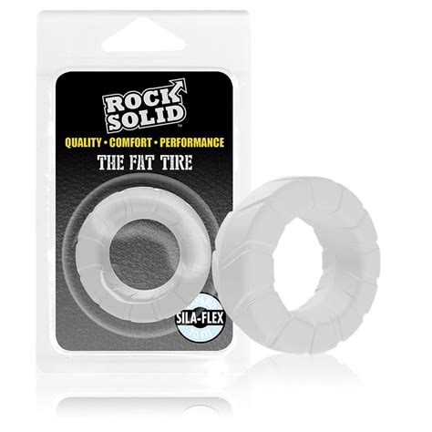 Rock Solid Silaflex Fat Tire Translucent Rock Solid Silaflex Fat Tire Translucent