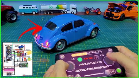 MINI FUSCA ELÉTRICO PASSO A PASSO Eletrônica na Prática do Carrinho de Controle Remoto com