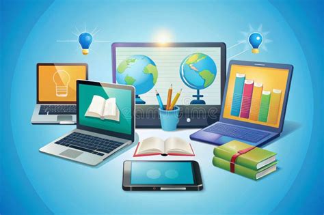 A Global Network Of Connected Devices Laptops Tablets And Smartphones Interconnected Through