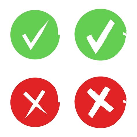 Premium Vector Check And Cross Boxes