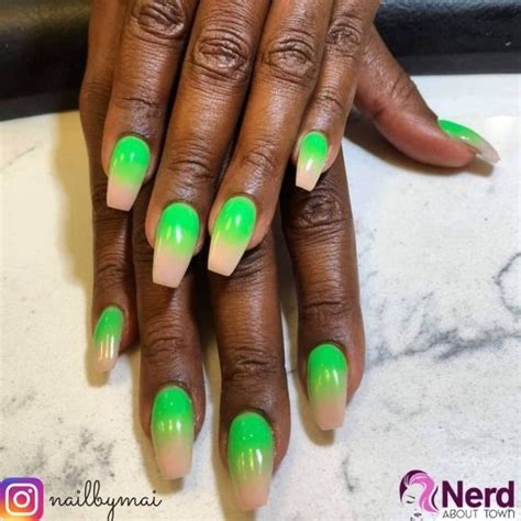 45 Lime Green Ombre Nails Ideas And Designs For 2024 Unique Nerd