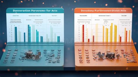 Productivity Comparing Data Stock Illustration Illustration Of