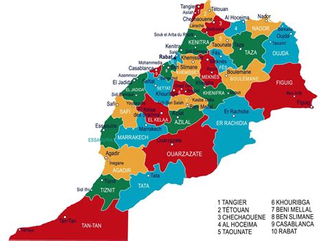 Map Of Morocco To Print Download Free