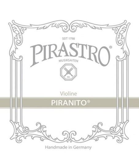 Pirastro Piranito Violin String Set MedMusic Malta