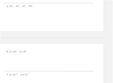 Solved Express The Complex Numbers In Form A Bi Where A Chegg