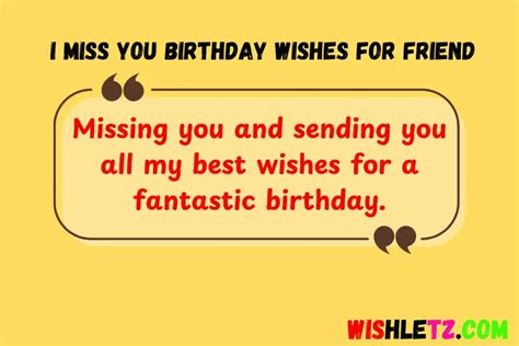 123 I Miss You Heartfelt Birthday Wishes For A Special Friend 2025