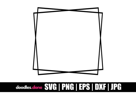 Square Frame Svg Graphic By 312citymockups · Creative Fabrica