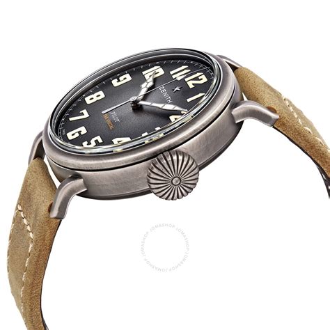 Zenith Pilot Type 20 Automatic Grey Grained Dial Mens Watch 11 1940